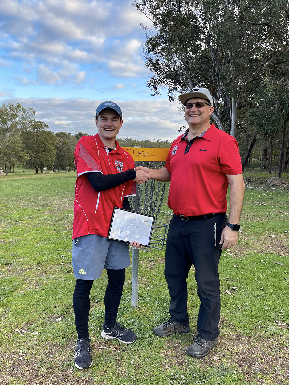 Connor Donnelly – our latest TD mentoring graduate | Australian Disc Golf