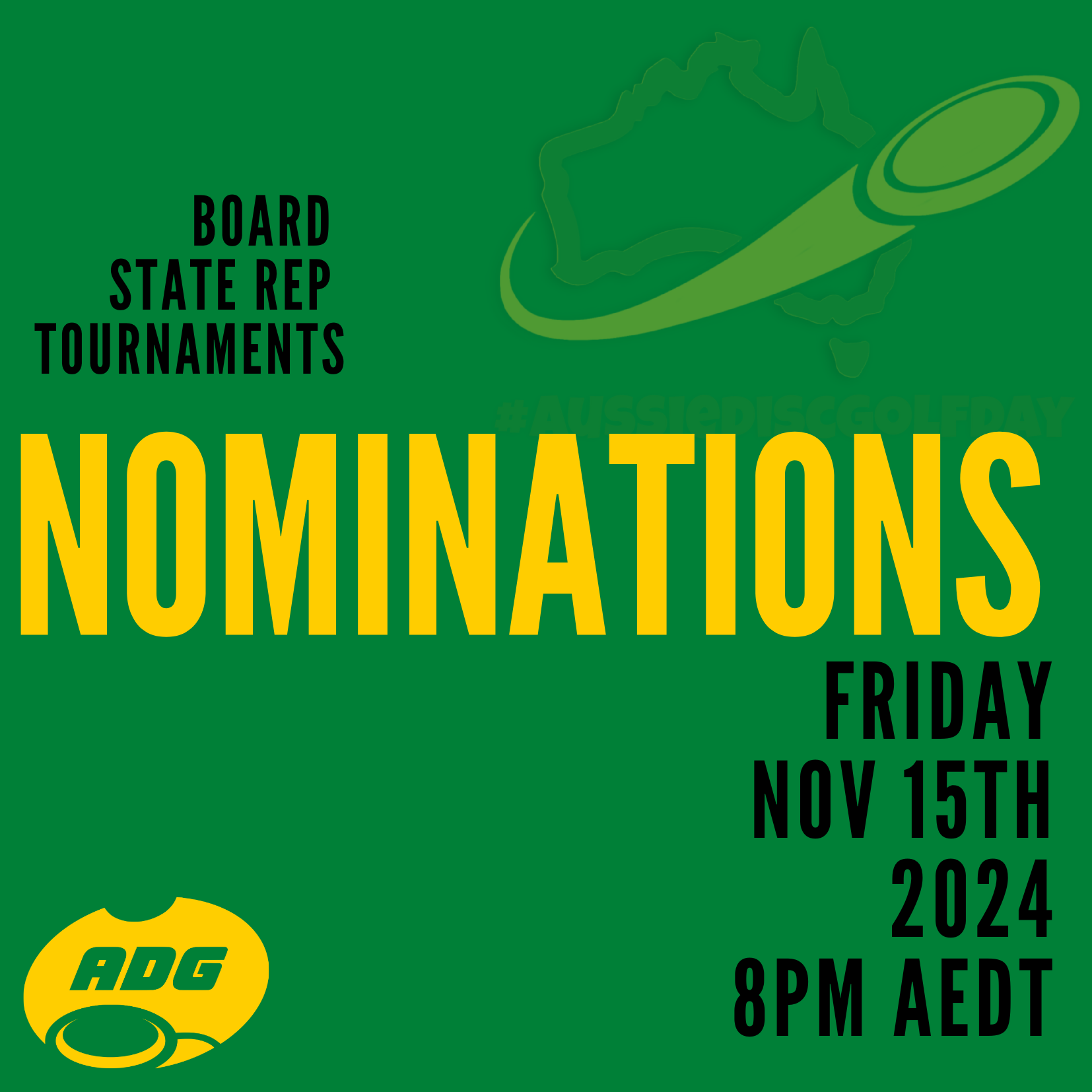 ADG AGM 2024 | Australian Disc Golf
